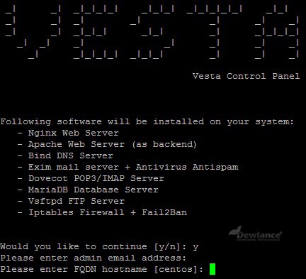 How to Install Vesta Control Panel on Ubuntu 16.04 / CentOS 7 VPS - Web Hosting Blog - Dewlance